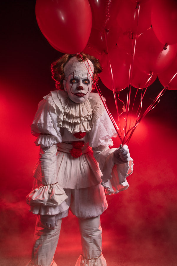It Pennywise Costume Carnival Halloween Party Cosplay Pennywise
